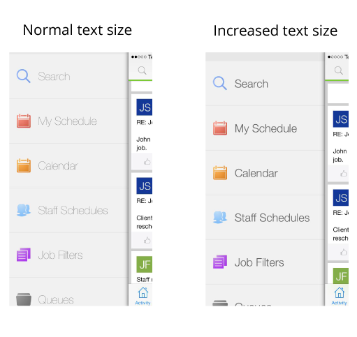 Text too small or thin in ServiceM8 app? – ServiceM8 Blog